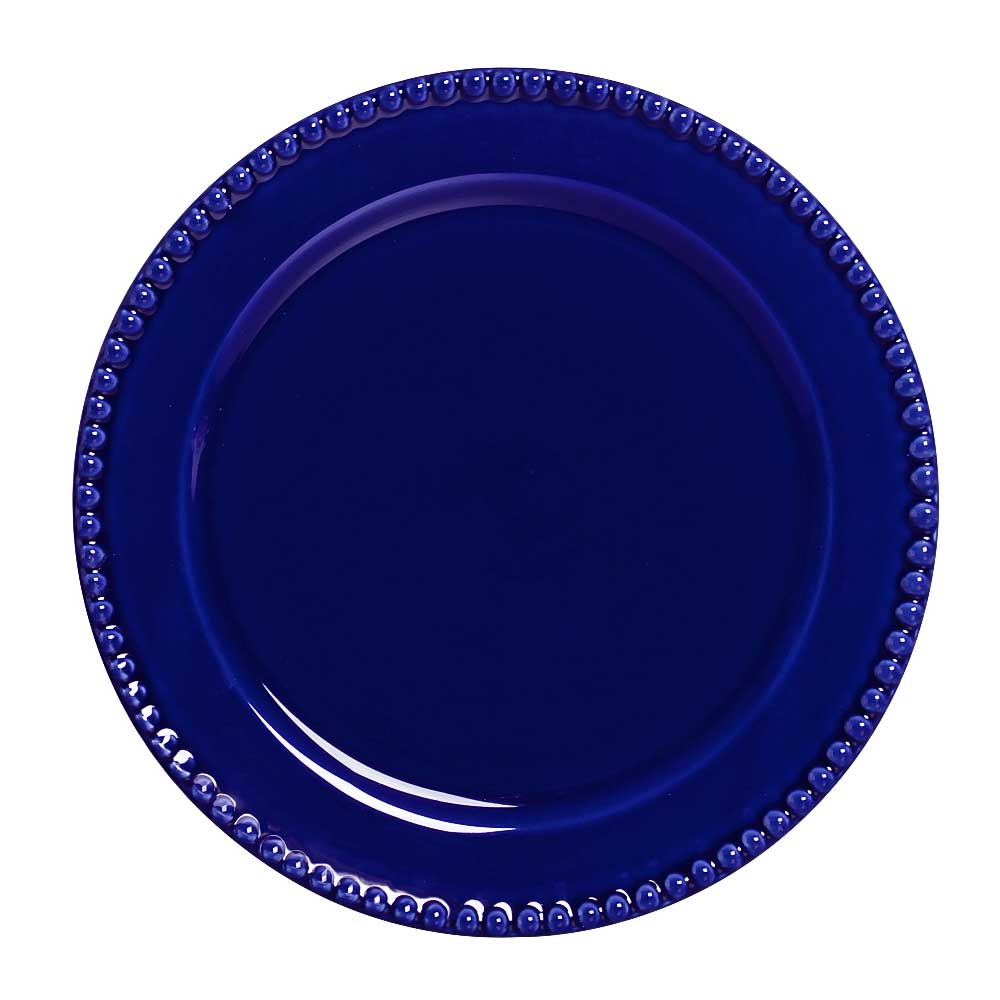 Scalla | prato raso bolinha azul 6 peças scalla