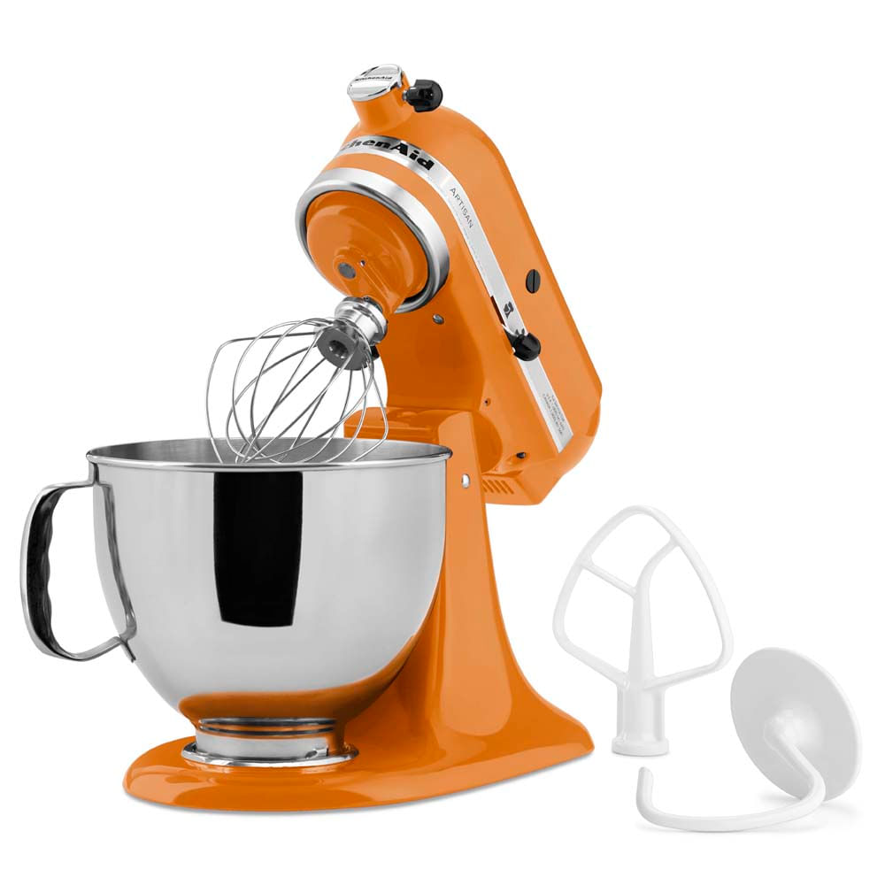 Kitchenaid | batedeira planetária artisan 127v tangerine kitchenaid