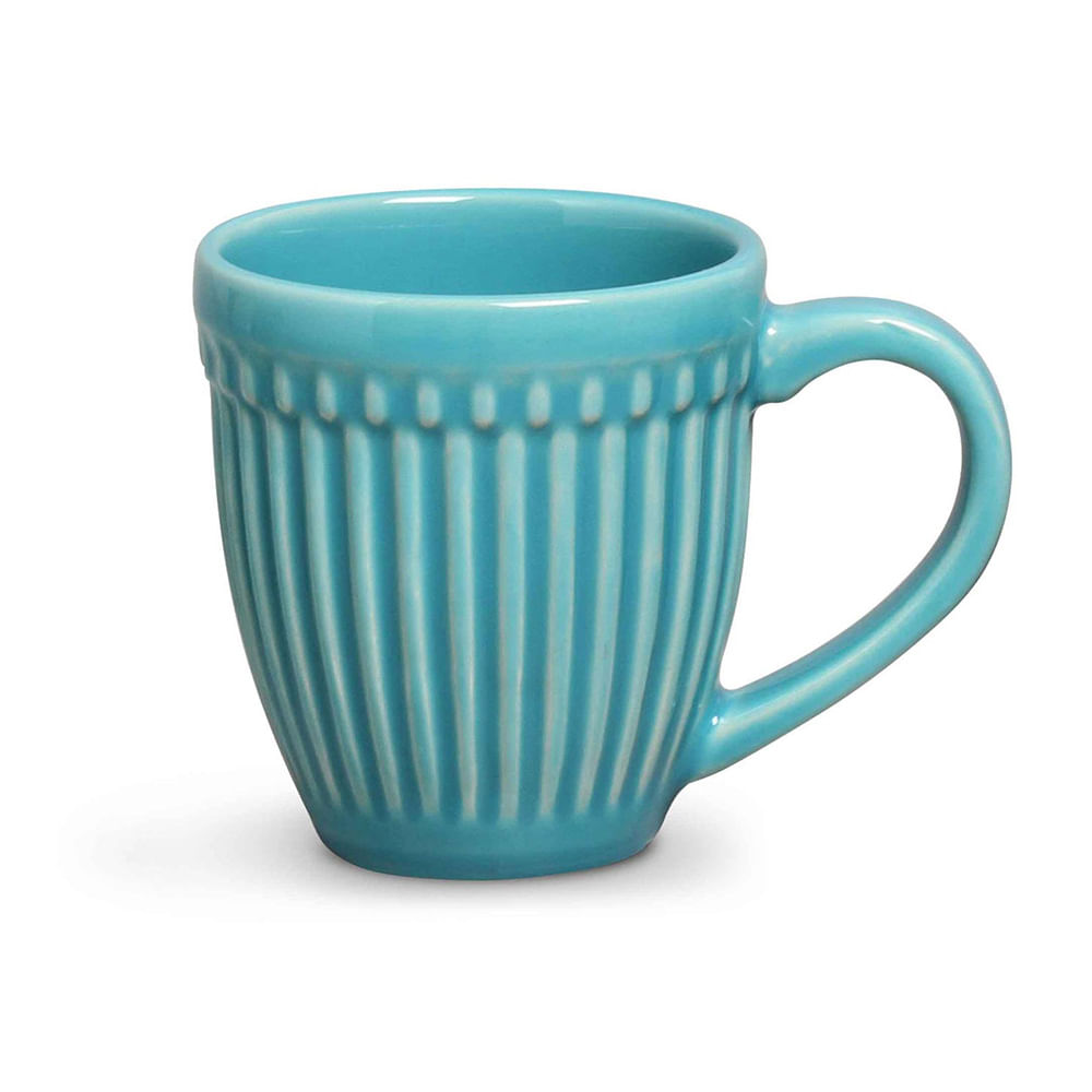 Porto Brasil | caneca roma cerâmica 320 ml azul poppy porto brasil