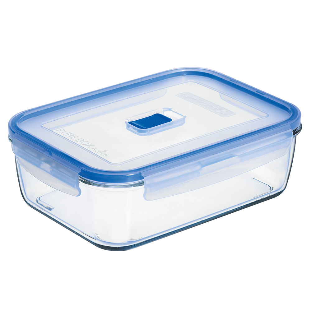 Luminarc | pote hermético pure box active retangular 1,22 litro luminarc