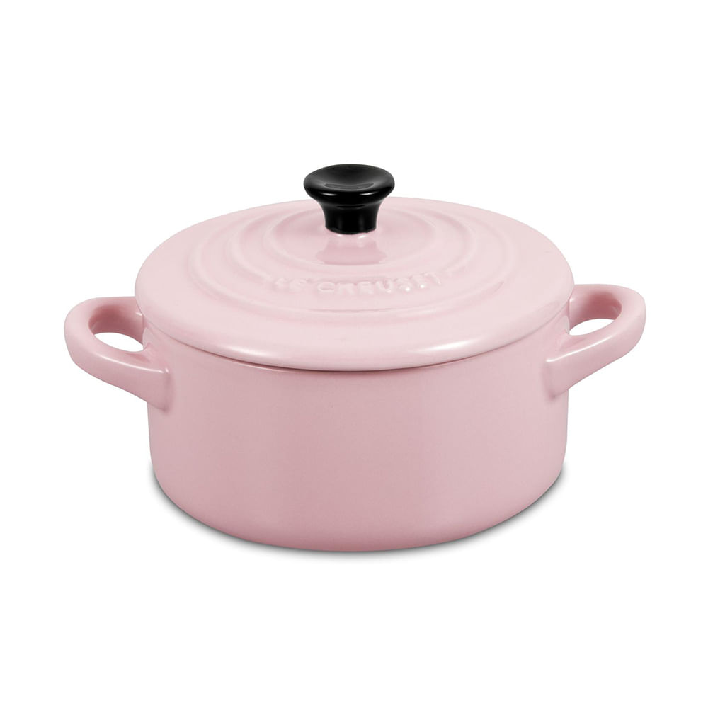 Le Creuset | mini cocotte cerâmica rosa chiffon pink le creuset