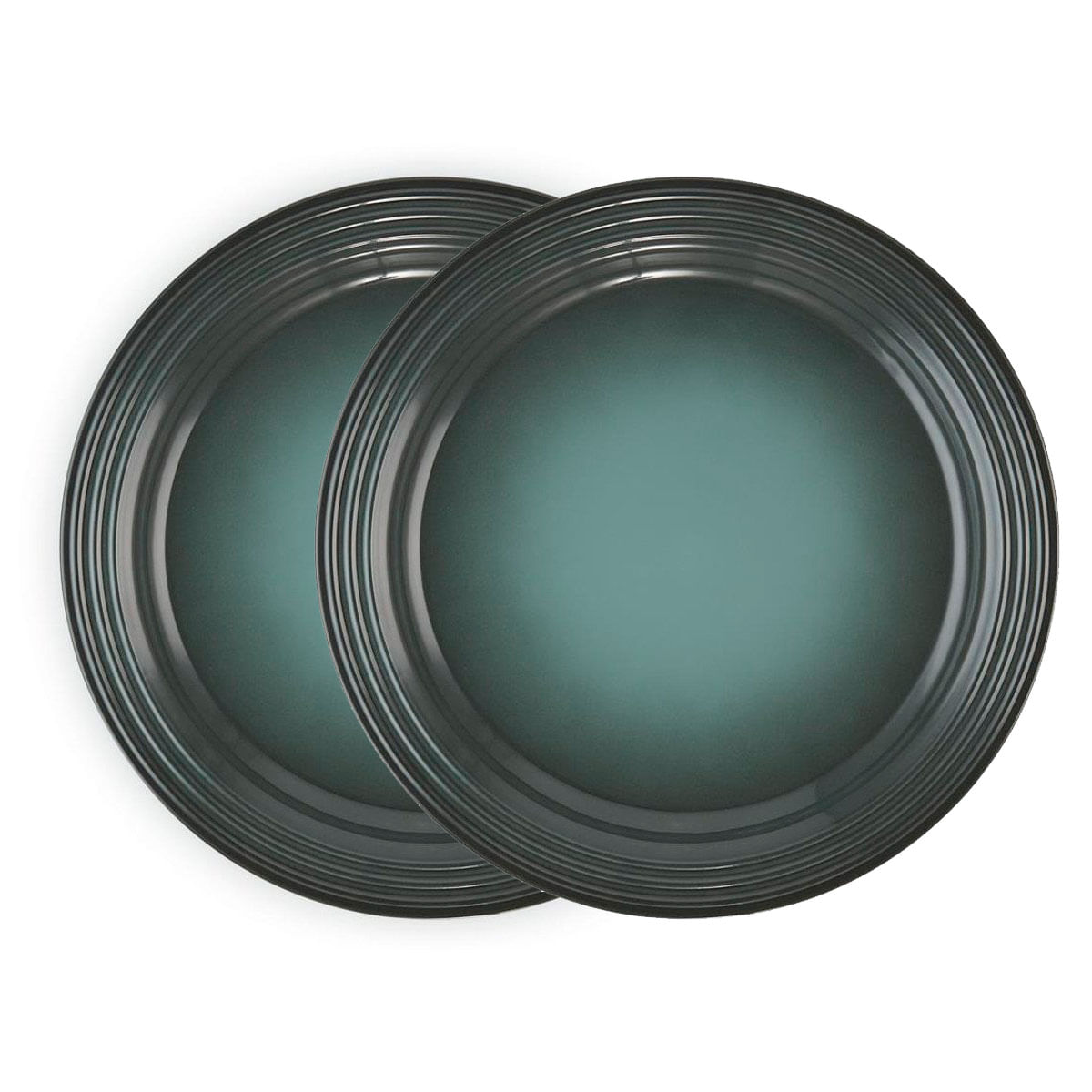 Prato Fundo 2 Peças 22 cm Azul Ocean Le Creuset