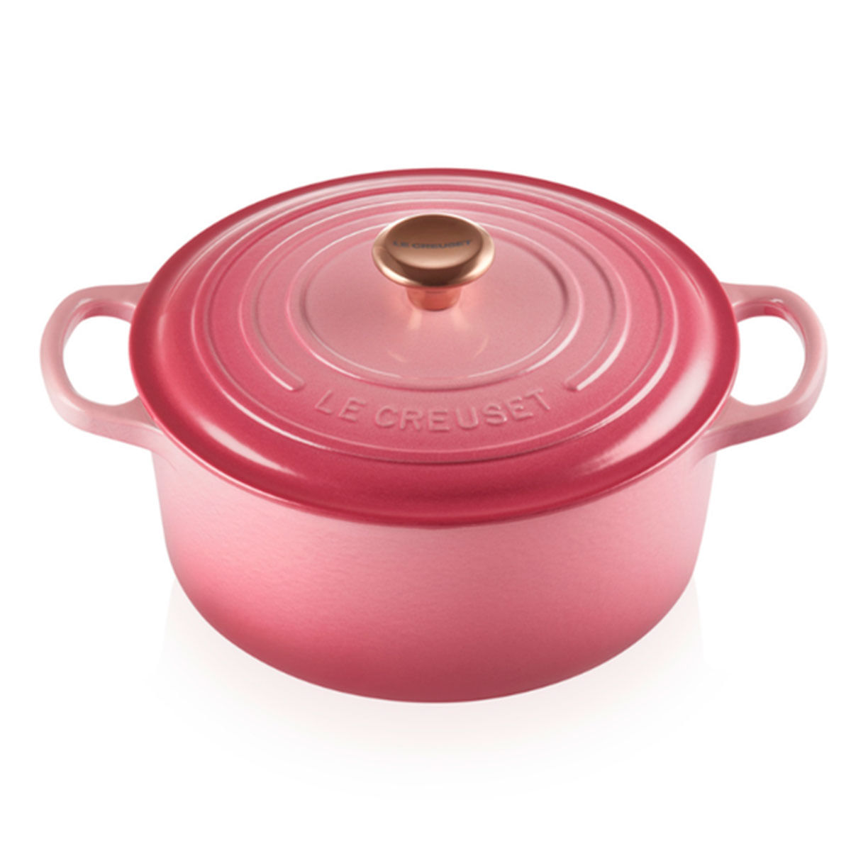 Panela Redonda Signature 22 cm Rosa Berry Le Creuset